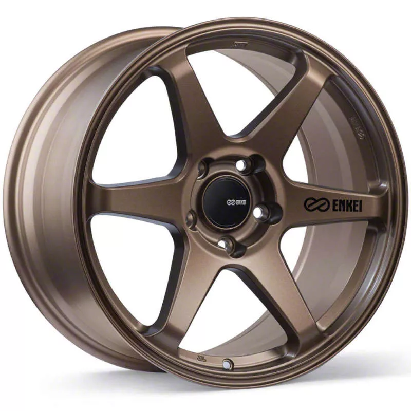 Enkei Throtl T6R Matte Bronze 4-Wheel Kit; 18x8; 45mm Offset; 5x100mm ...