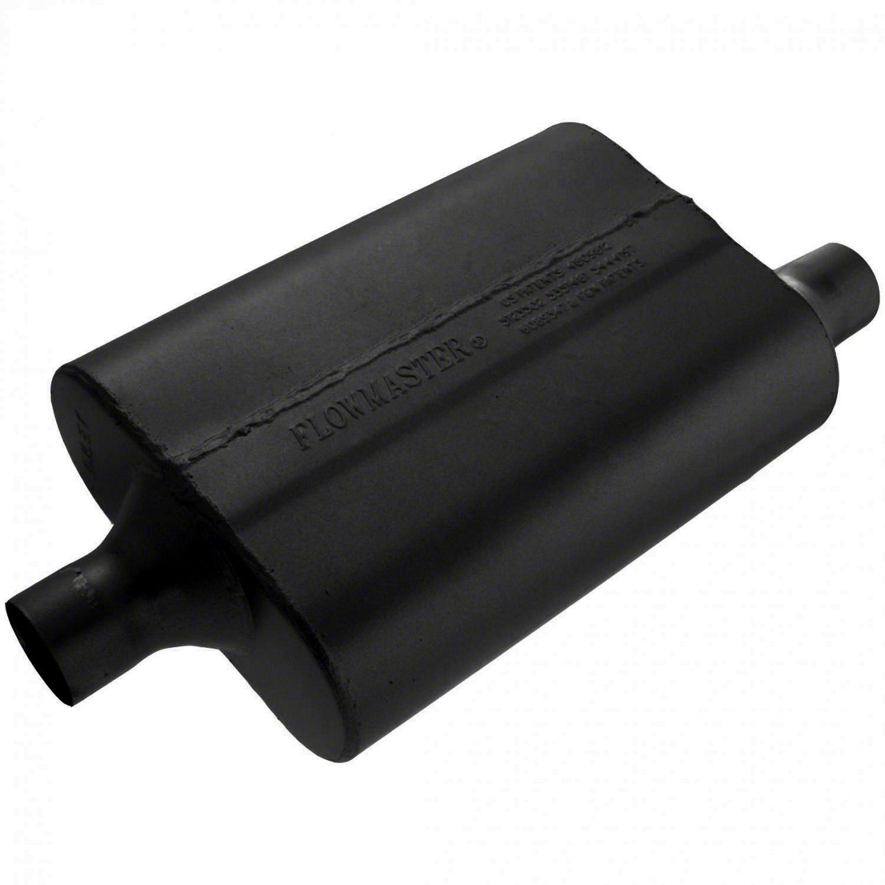 Flowmaster Throtl 40 Series Delta Flow Center/Offset Oval Muffler; 2 ...