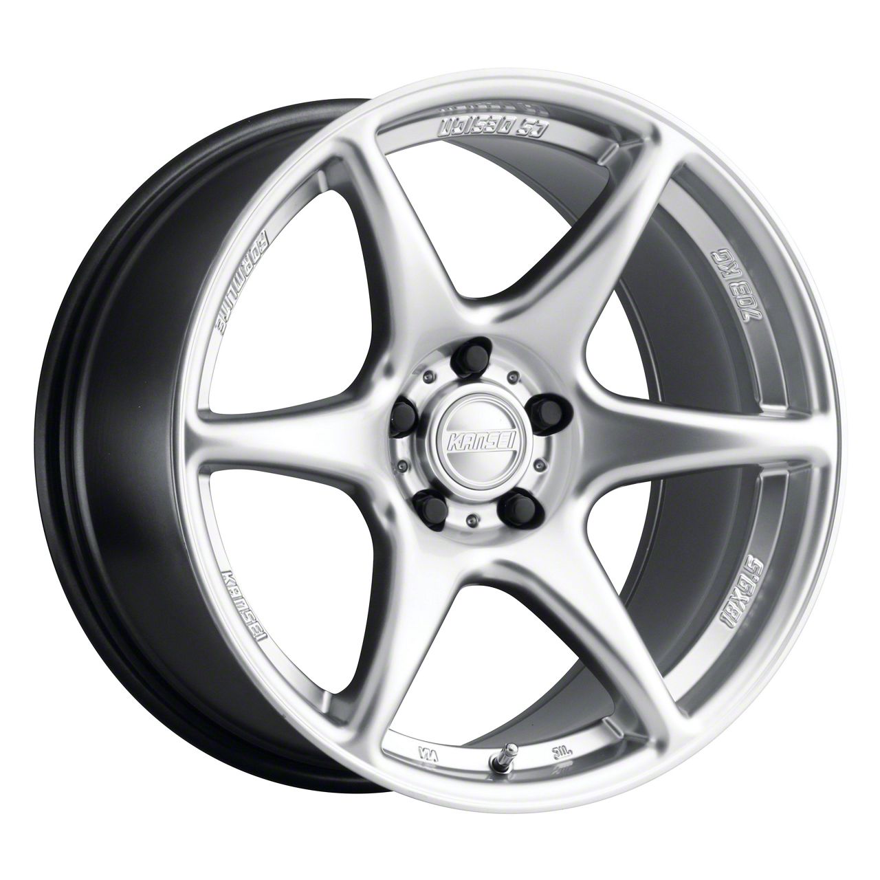 Throtl Kansei TANDEM Wheel; 18X9.5 5X114.3 22; Hyper Silver - K11S ...