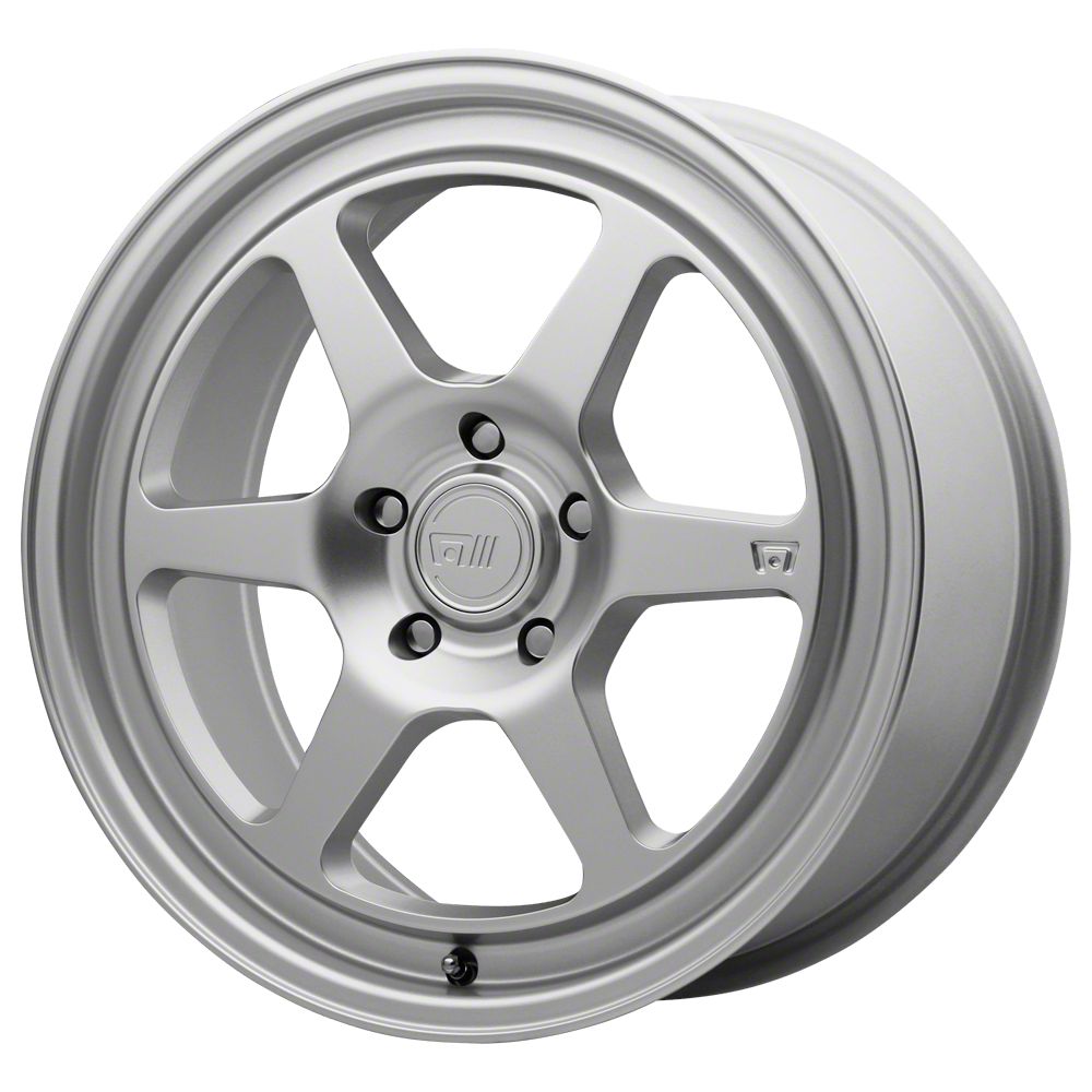 Motegi Throtl MR136 Hyper Silver 4-Wheel Kit; 18x8.5; 45mm Offset ...