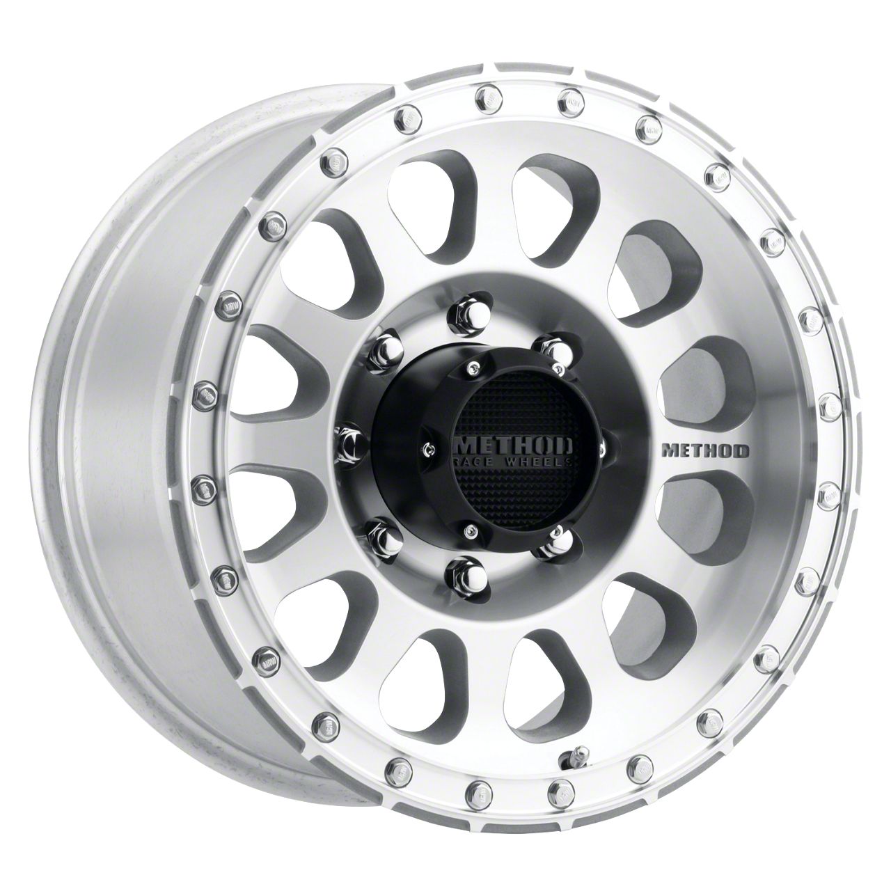 Method Race Wheels Throtl MR315 Machined 4-Wheel Kit; 17x9; -12mm ...