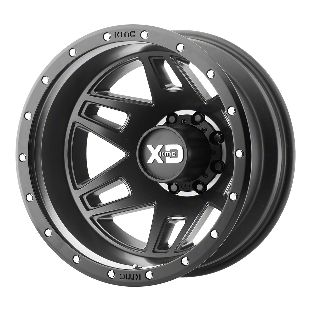 XD Throtl Machete Dually Satin Black with Reinforcing Ring 4-Wheel Kit ...