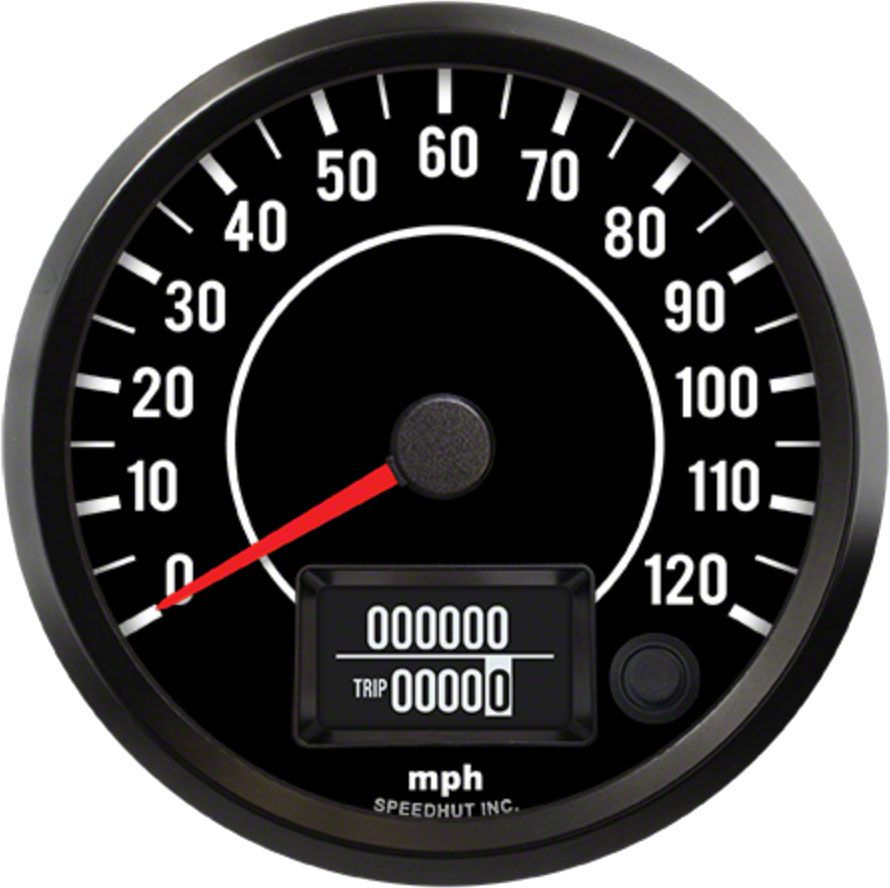 Speedhut Throtl Datsun 510 Series 4-Inch GPS Speedometer; 120 MPH R4-S1 ...