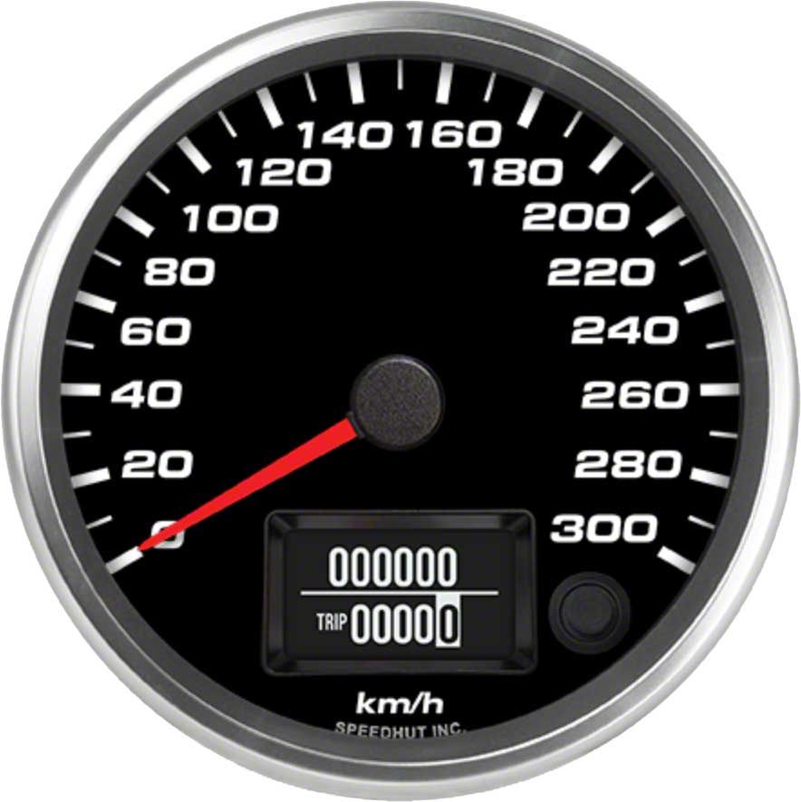 Speedhut Throtl Revolution Series 4-Inch GPS Speedometer; 300 KM/H R4 ...