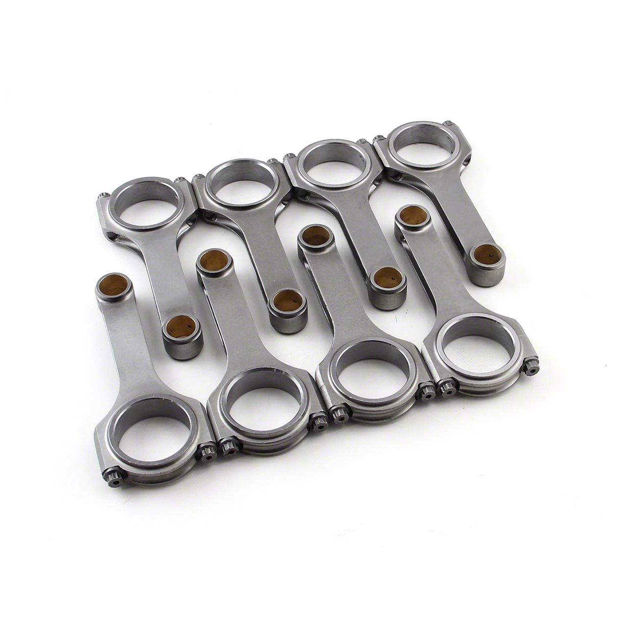 Speedmaster Throtl Ford 4.6L/Coyote Bronze Bush 4340 Connecting Rods; H ...