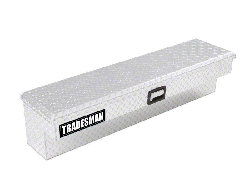 Tradesman Throtl Aluminum Side Bin Truck Tool Box 60in. - Brite 9760
