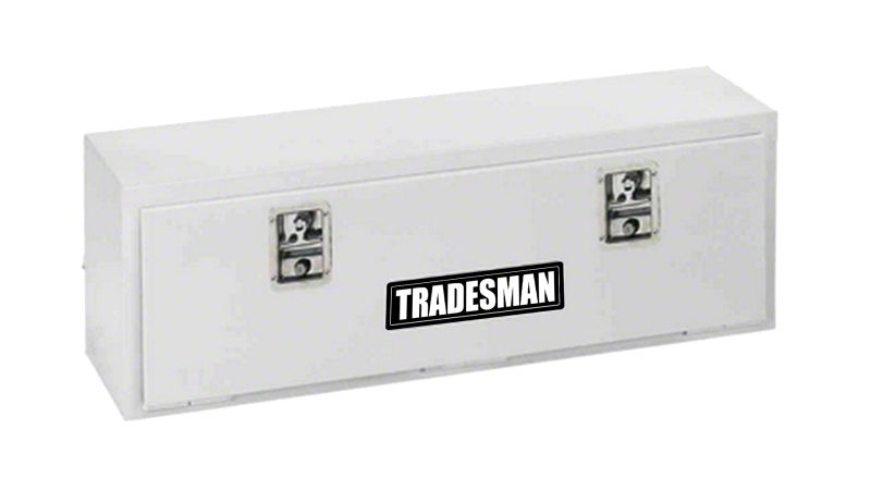 Tradesman Throtl Steel Top Mount Truck Tool Box 72in. - White 86172